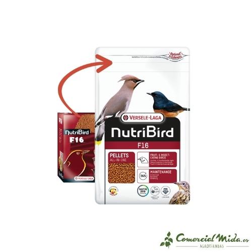 NUTRIBIRD F16 Pellets – Comercial Mida